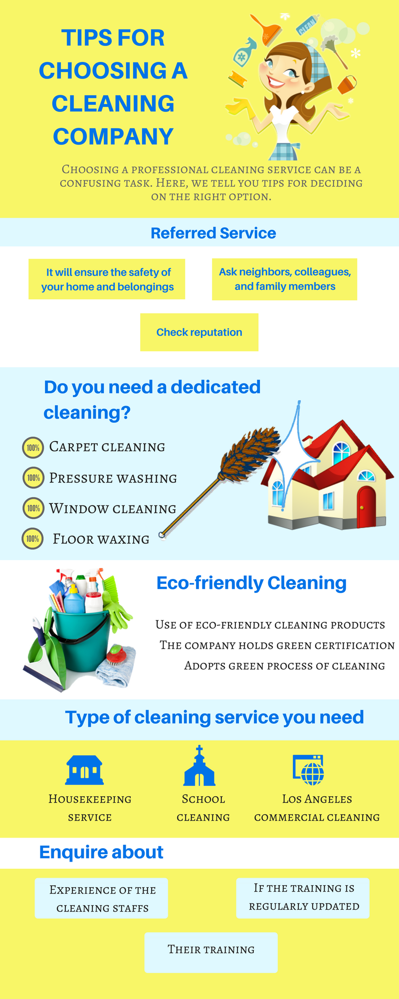 Tips for Choosing a Cleaning Company | Piktochart Visual Editor Tips for Choosing a Cleaning Company | Piktochart Visual Editor